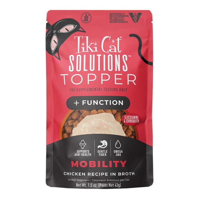 Tiki Cat Solutions Topper Mobility Chicken 1.5oz – Brookside Barkery & Bath