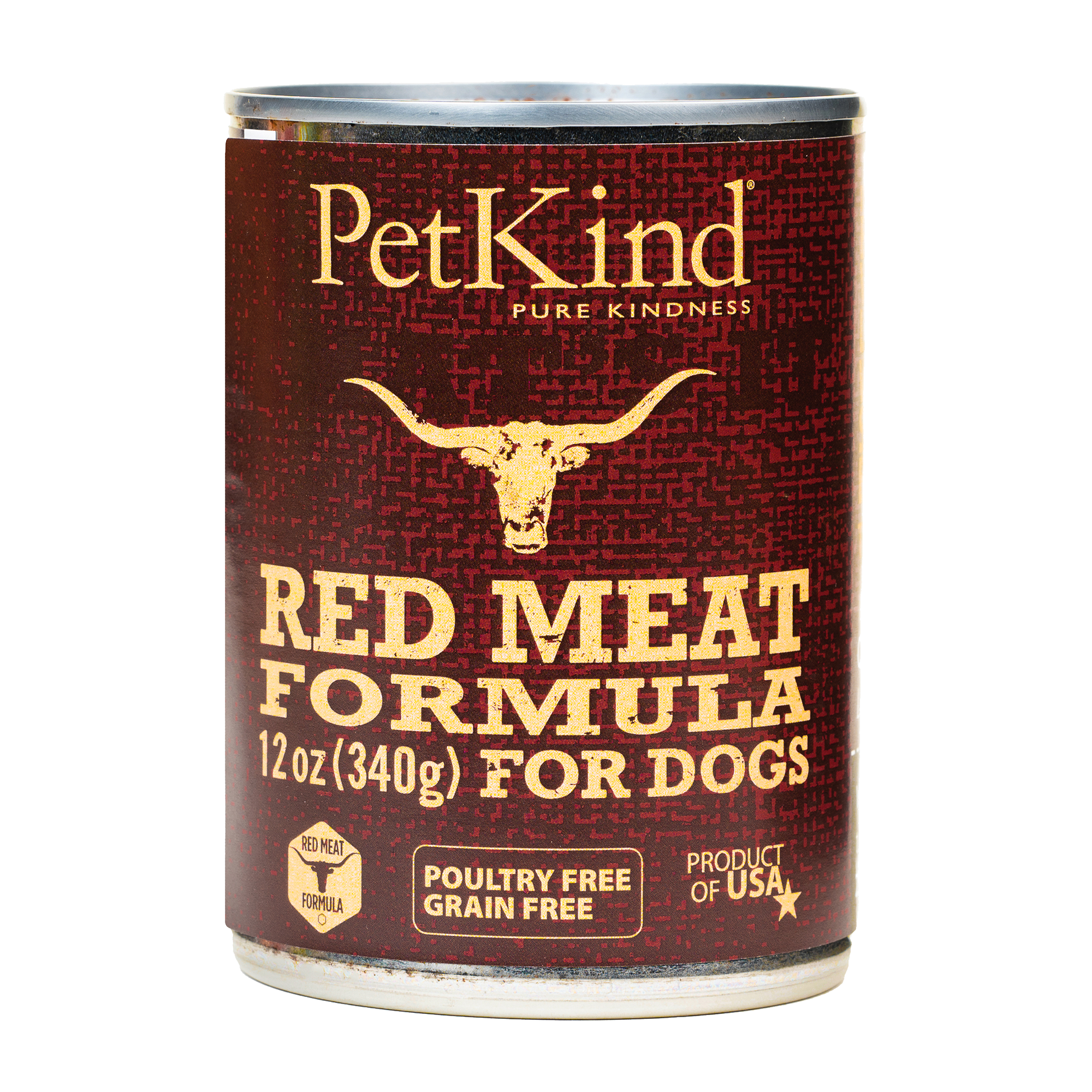 PetKind Wet Dog Food Limited Ingredient Red Meat 12oz – Brookside ...